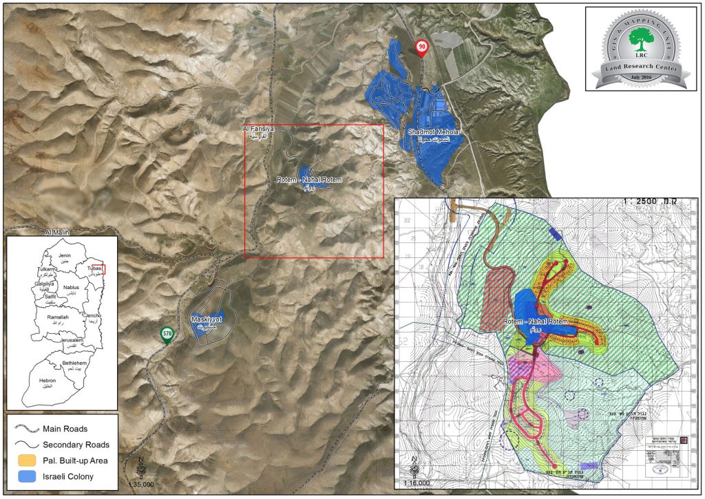 New master plan for Rotem colony on 1574 dunums of Palestinian lands ...