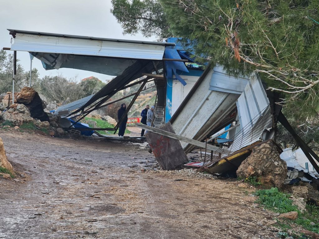 Six Market Stalls Demolished in ‘Anin Village / Jenin Governorate - POICA