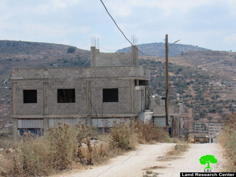 Israeli Notices Target many Structures in Bruqin town/ Salfit ...